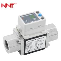 China IP65 Water Flow Meter With Digital Display 4 to 20 mA 3/8 Port for sale