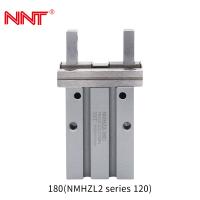 China Solid Two Jaw Parallel Pneumatic Gripper M3x0.5 / M5x0.8 Pipe Size for sale