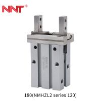 China Solid Two Jaw Parallel Pneumatic Gripper M3x0.5 / M5x0.8 Pipe Size for sale