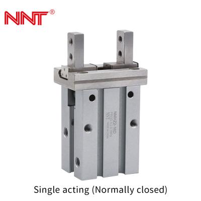 China Double Acting Parallel Pneumatic Cylinder Compact Air Gripper Finger for sale