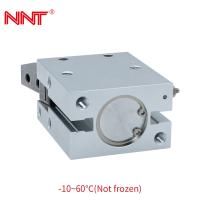 China Angular Double Pneumatic Cylinder Compact Size 0.01 Repeatability for sale