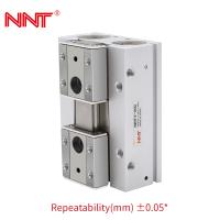 China MHF2 Slim Cylinder Air Pneumatic Gripper Smoothly ±0.05 Low Profile for sale
