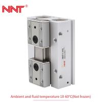 China Long Stroke Rail Slim Finger Gripper MHF2 NNT 10-60℃ Cylinder for sale