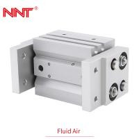 China Opening Closing Gear Small Pneumatic Cylinder 0.01mm Repeatability for sale