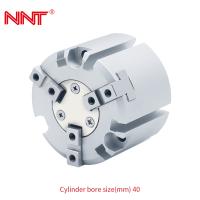 China NNT Pneumatic Grippers For Robots Aluminum Alloy Round Body for sale