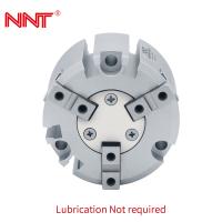 China MHS3 Pneumatic 3 Jaw Gripper 0.01mm Opening And Closing Cylindrical Claw for sale