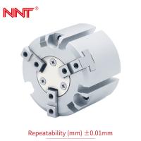China Axial Small Pneumatic Gripper MHS3 Gas Liquid Pressurized Cylinder for sale