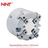 China 4 Jaw Rotary Pneumatic Gripper Double acting Precision Cylindrical for sale