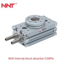 China M5x0.8 Rotary Air Cylinder , Rc1/8 Pneumatic Finger Gripper double actuation for sale