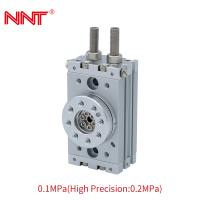 China 0.1MPa Pneumatic Clamping Cylinder ,190 Degree Rotary Rack And Pinion Rotary Actuator for sale