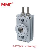 China min 0.1MPa Rotary Air Cylinder , Pneumatic Cylinder Actuator Accurate 0.01mm for sale