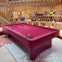 China Black Italian 9ft 8ft 7ft Solid Wood Frame Pool Table Plastic Tournament Grade Ball Return System for Commercial Home for sale