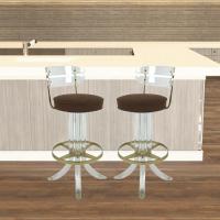 China Rotating Bar Stool Luxury Bar Furniture Gold Stainless Steel Counter Height Adjustable High Back Footrest for sale