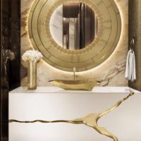 China Gold Crack Design Wash Basin Luxury Bathroom Furniture Customized Creative Metal Bathtub for sale