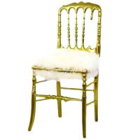 China Italian Pure Copper Dining Chair Luxury Living Room Furniture Creative Art Leisure Chair for Home Accent for sale