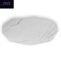 China Italian Oval Sintered Stone Dining Table Luxury Dining Room Furniture Wooden Root Base Custom Chairs for sale