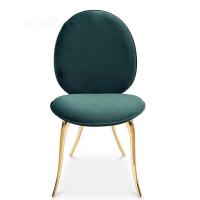 China Small Lion Head Leather Dining Chair Luxury Dining Room Furniture Modern Design for Office Villa Home for sale