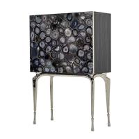 China Natural Agate Wine Cabinet Luxury Dining Room Furniture Italian Modern Multifunction Storage for sale