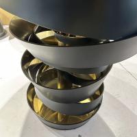 China Stainless Steel Round Table Luxury Dining Room Furniture Tempered Glass Modern Creative Art for sale
