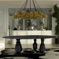 China Customized Irregular Marble Dining Table Luxury Dining Room Furniture Modern Designer High End for Home for sale