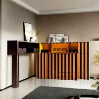 China Foldable Solid Wood Wine Cabinet Luxury Bar Furniture Designer Modern Creative Storage for sale