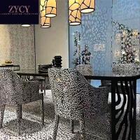 China High End Modern Stainless Steel Dining Table Tempered Glass Adjustable Luxury for Villa Home Restaurant for sale