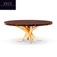 China Designer Solid Wood Dining Table Italian Luxury Modern High End for Villa Restaurant Home for sale