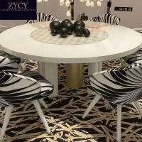 China Marble Dining Table Turntable Italian High End Luxury Modern Creative Furniture for Hotel Living Room for sale