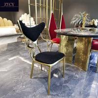 China Designer Dining Chair Italian Modern High End Customized Pure Copper Backrest for sale