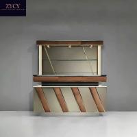 China Italian Metal Bar Display Cabinet High End Designer Modern Wine Combination for Home Hotel for sale