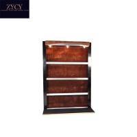 China Customizable Stainless Steel Wine Cabinet Modern Solid Wood High End Luxury Bar Storage for sale