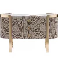 China Stone Creative Storage Sideboard Modern Entryway Furniture Luxury Home Bar Hotel Wall Decor for sale