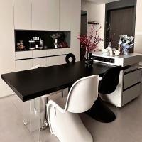 China Extendable Rectangular Dining Table Modern Italian Solid Wood Luxury Style for Home for sale
