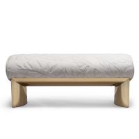 China Designer Stainless Steel Leather Shoe Stool Luxury Lounge Furniture Personalized Modern for Apartment for sale
