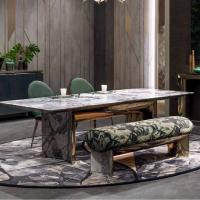 China Designer Stainless Steel Leather Shoe Stool Luxury Lounge Furniture Personalized Modern for Apartment for sale