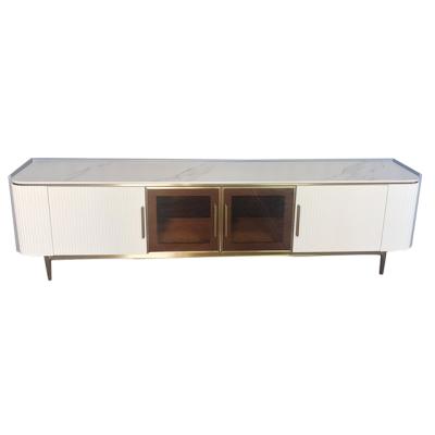 China Granite Style TV Console Storage Cabinet Luxury Living Room Furniture Nordic Design Modern Home for sale