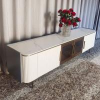 China Granite Style TV Console Storage Cabinet Luxury Living Room Furniture Nordic Design Modern Home for sale