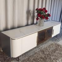 China Granite Style TV Console Storage Cabinet Luxury Living Room Furniture Nordic Design Modern Home for sale
