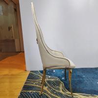 China Customized Pure Copper Cat Chair Luxury Lounge Furniture Creative Leather Back for Bedroom Leisure for sale