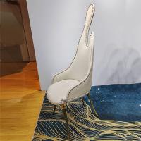 China Customized Pure Copper Cat Chair Luxury Lounge Furniture Creative Leather Back for Bedroom Leisure for sale