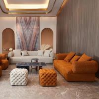China Modular Villa Fabric Sofa Luxury Living Room Furniture Creative Designer Multi Person Long Style for sale