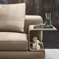 China Large Modular Corner Wooden Sofa Luxury Living Room Furniture Solid Color Patchwork Design for sale