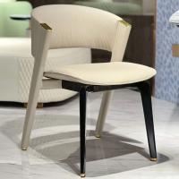 China Nordic Style Microfiber Leather Dining Chair Set Metal Furniture for Restaurant for sale