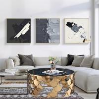 China Tempered Glass Fish Scale Round Coffee Table Set Luxury Living Room Furniture Stainless Steel Marble for sale