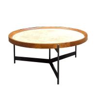 China Wooden Frame Marble Top Coffee Table Luxury Living Room Furniture Stainless Steel Legs Custom Design for sale