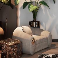 China Genuine Leather Multi Person Sofa Luxury Living Room Furniture Pure Copper Decoration Modern Design for sale