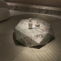 China Marble Patterned Granite Coffee Table Luxury Living Room Furniture Diamond Shape Multi Shape for sale