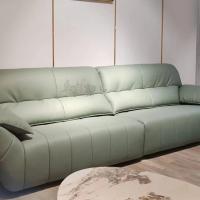 China Multi Functional Genuine Leather Sofa Bed Luxury Living Room Furniture L Shape Multi Seat for sale