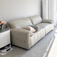 China Multi Functional Genuine Leather Sofa Bed Luxury Living Room Furniture L Shape Multi Seat for sale