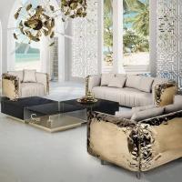 China Italian Premium Genuine Leather Sofa Set Luxury Living Room Furniture Customizable Sizes for sale